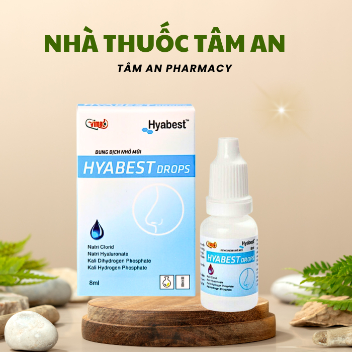 Dung Dịch Nhỏ Mũi Hyabest Drops 8ml – Làm Sạch Mũi, Giảm Nghẹt, Dưỡng ...