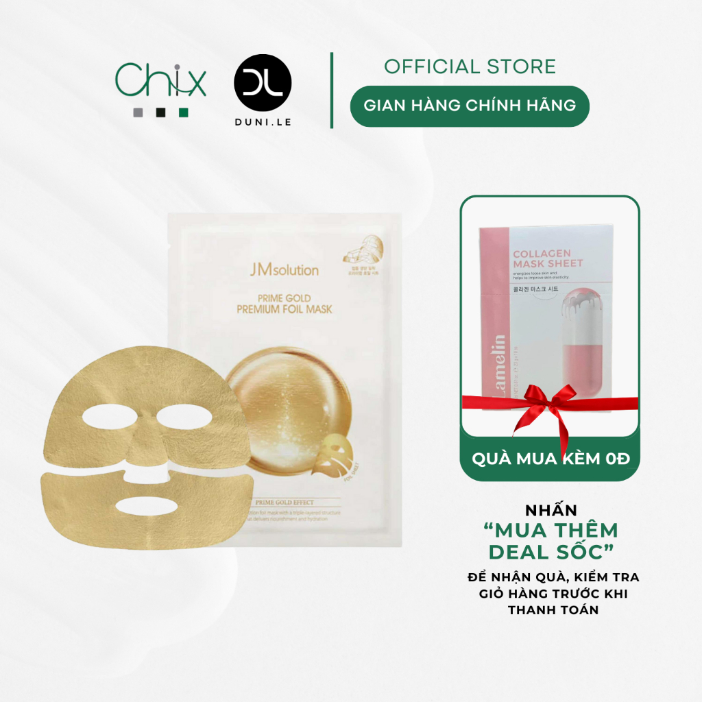 [HÀNG CÔNG TY] Mặt nạ JM Solution Prime Gold Premium Foil Mask - Hộp 10 ...