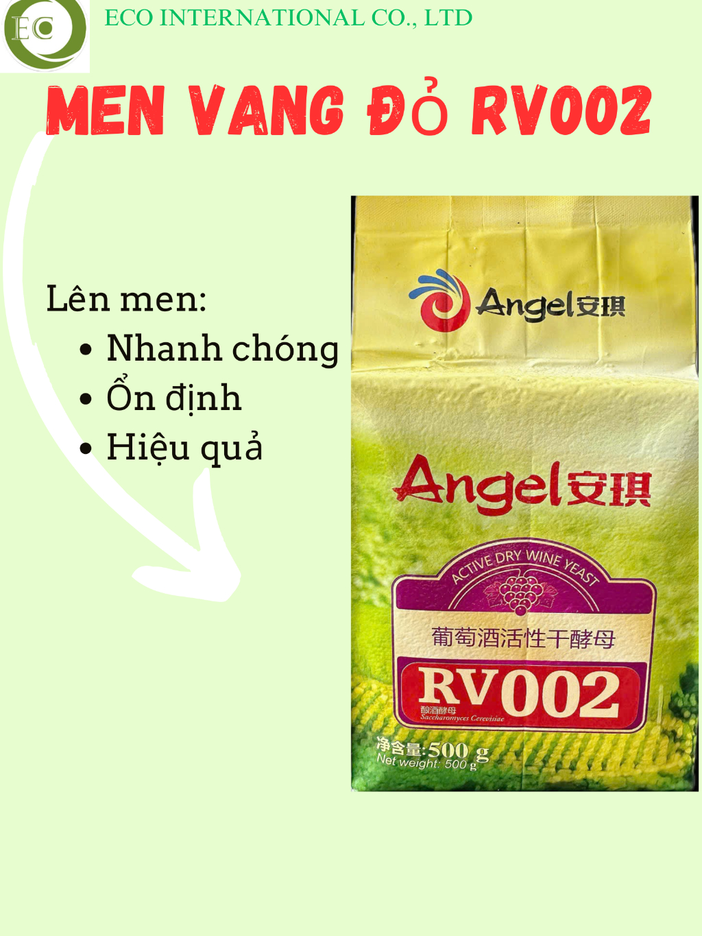 Men Vang Đỏ RV002 (men rượu) 500g | Shopee Việt Nam