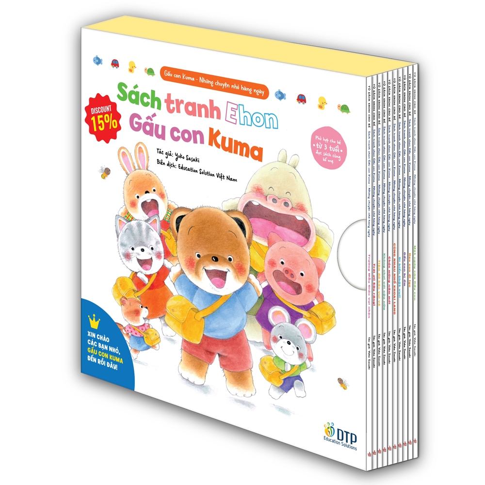 Sách - Trọn bộ sách tranh ehon Gấu con Kuma - Những chuyện nhỏ hàng ...