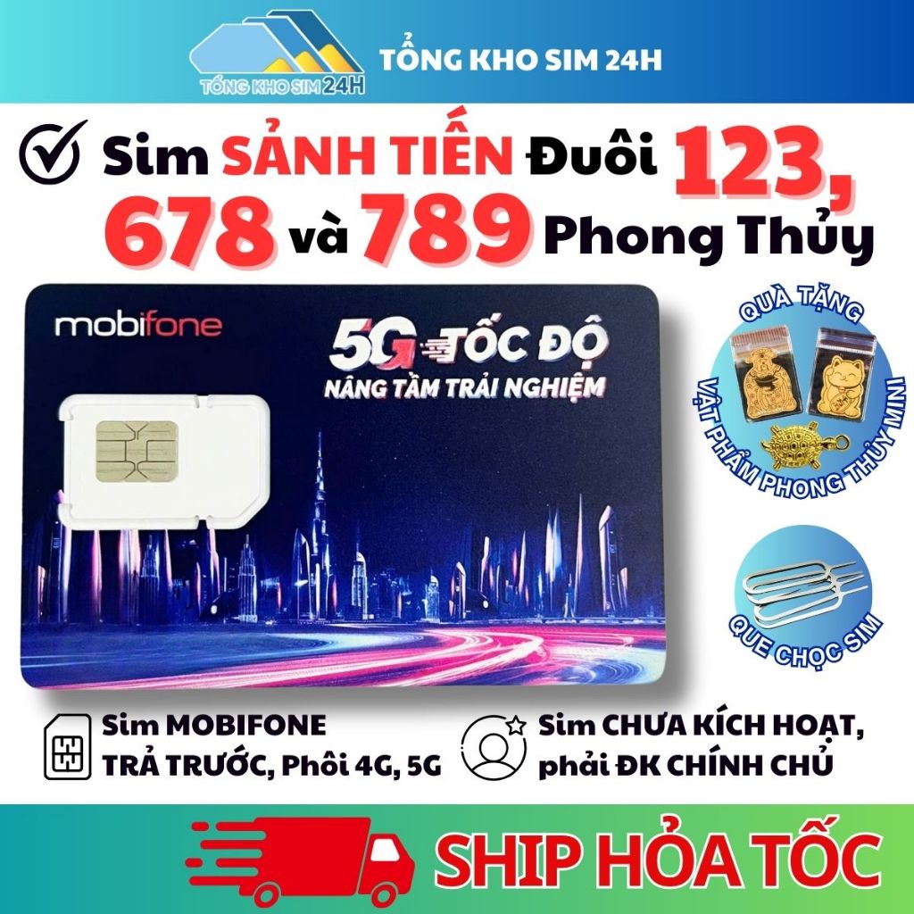 Sim Sảnh Tiến 123, 678, 789 Mobifone Số Đẹp Phong Thủy Trả Trước [Sim ...