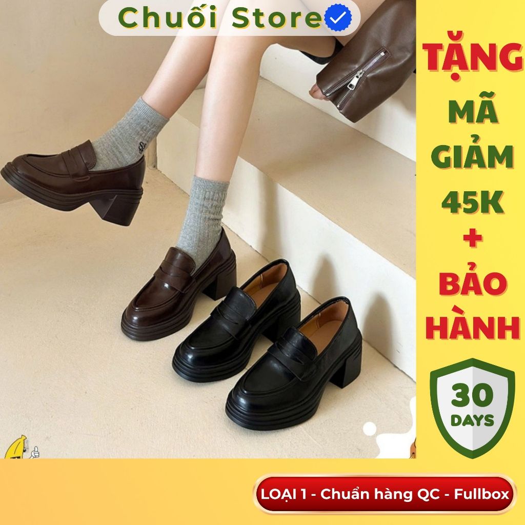 [SẴN CHUẨN QC] Giày retro hàn quốc LOẠI 1 basic hack dáng cho nữ style ...