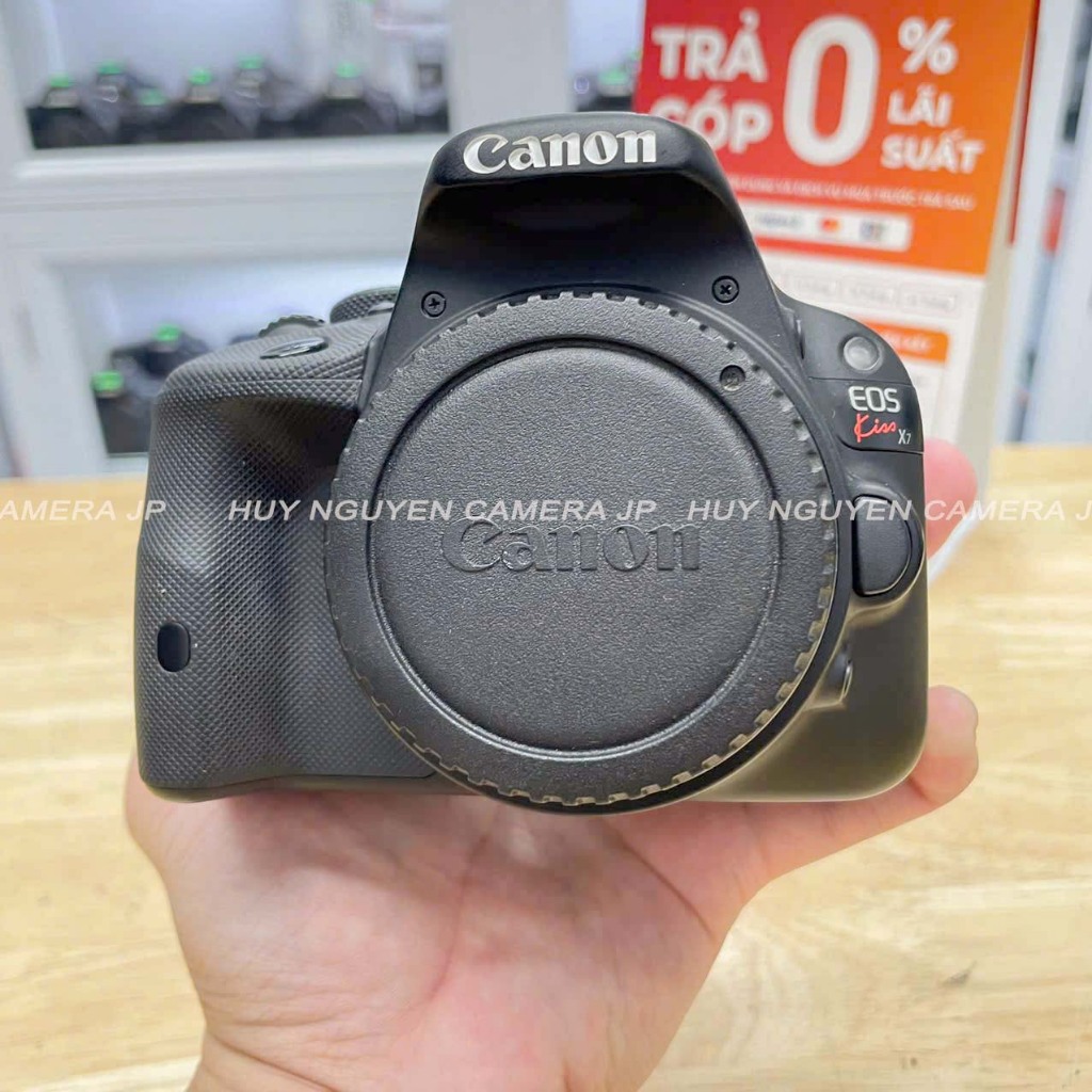 (Tặng Thẻ Nhớ) Máy ảnh Canon 100D ( kiss x7 ), Màn hình cảm ứng, 18 Megapixel, quay phim FullHD ...