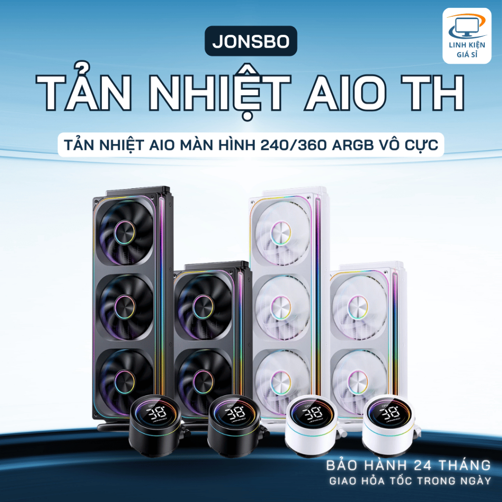 Tản Nhiệt AIO Jonsbo TH-240 TH-360 Tản Nhiệt Nước AIO LED ARGB Vô Cực ...