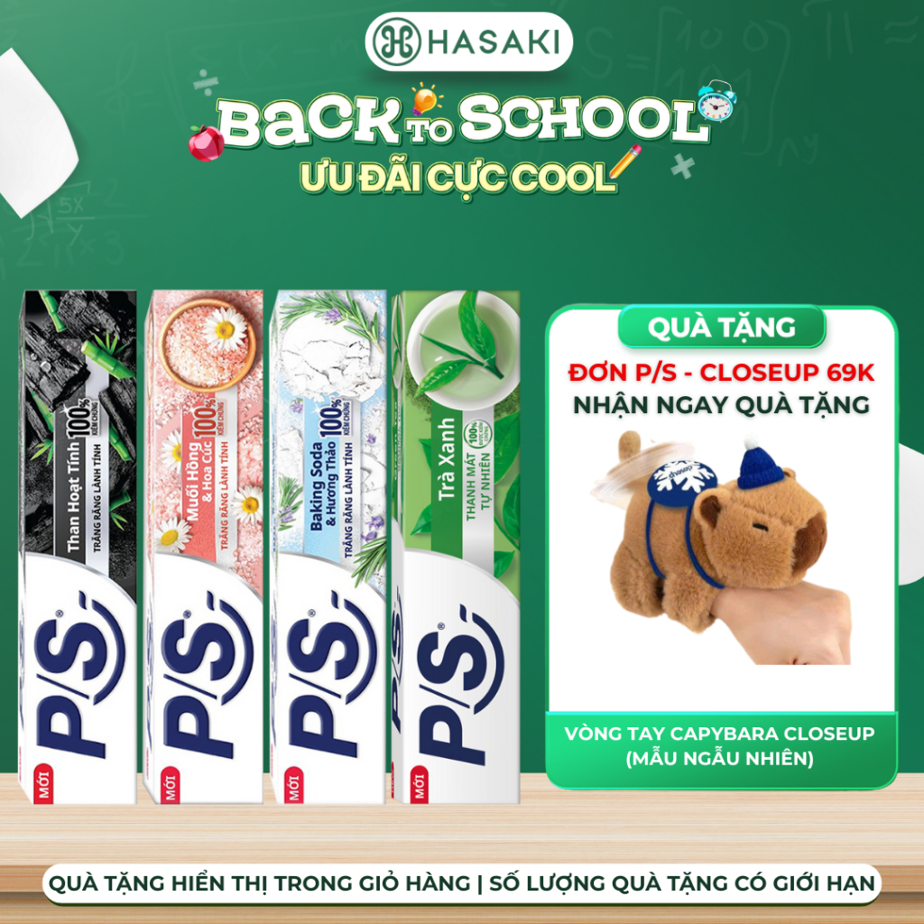 [UNILEVER] Kem Đánh Răng P/S Trắng Răng Toothpaste 230g Hasaki Sản Phẩm ...