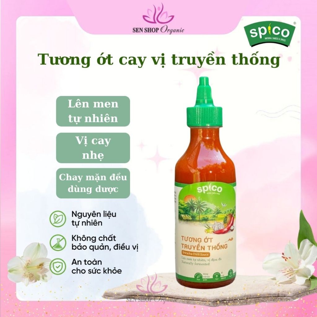 Tương ớt cay truyền thống Spico (Sriracha Chilli Sauce) - 290gr ...