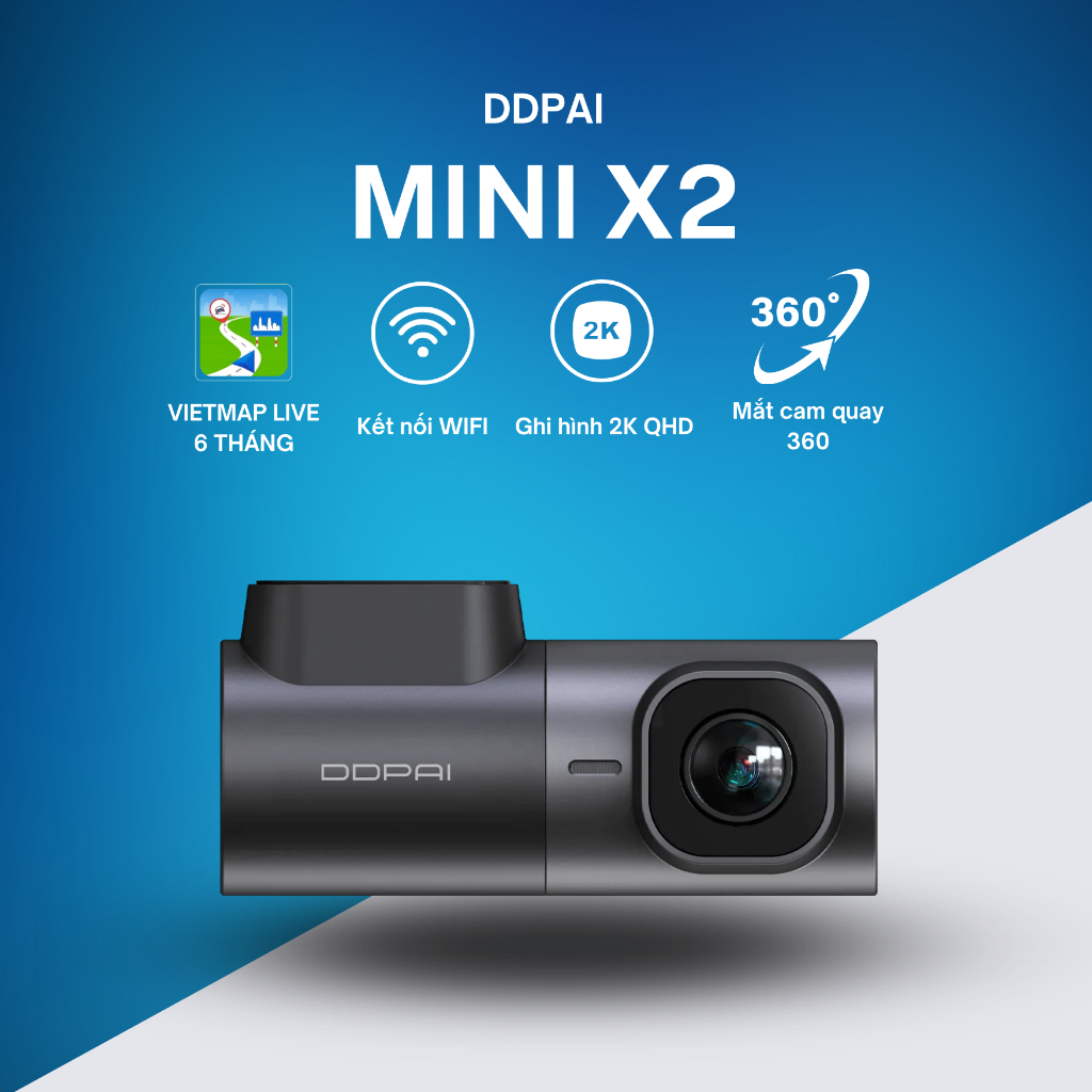 Camera hành trình DDPAI MINI X2 [TẶNG VIETMAP LIVE] - Phiên bản quốc tế ...