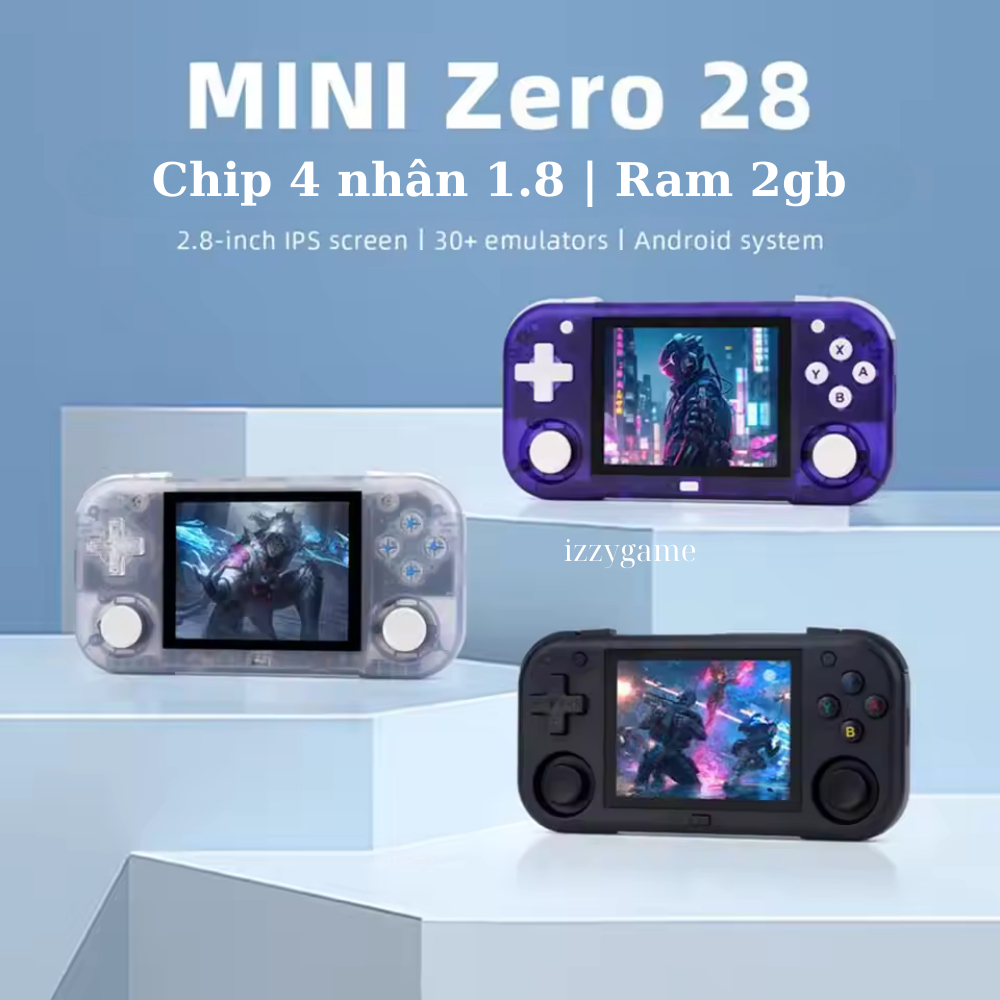 Magicx mini zero 28 máy chơi game mini android chip 4 nhân ram 2gb chơi psp trở lại và nhiều ...