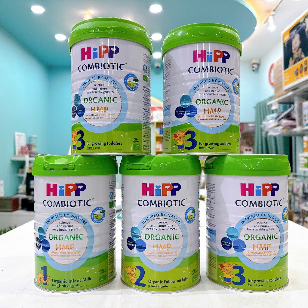 [ Mua 2 lon 800g Tặng 1 túi Hipp hoặc bột ăn dặm ] Sữa Bột HiPP Bò & Dê ...