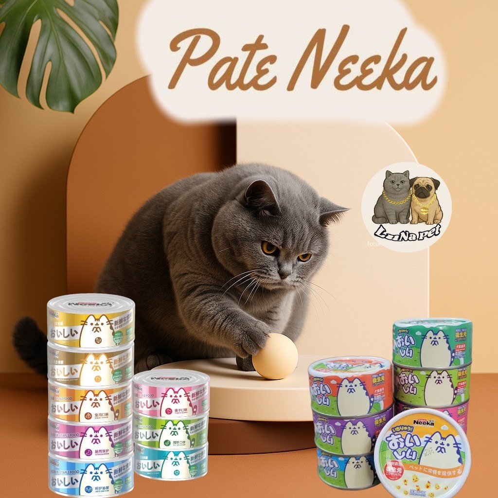 Pate Neeka dạng Mousse cao cấp cho mèo - Lon 85g | Shopee Việt Nam
