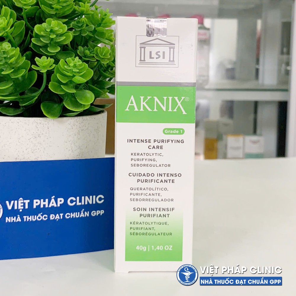 Kem Dưỡng Ẩm, Kiềm Dầu Cho Da Mụn Không Viêm 40g - LSI AKNIX INTENSE ...