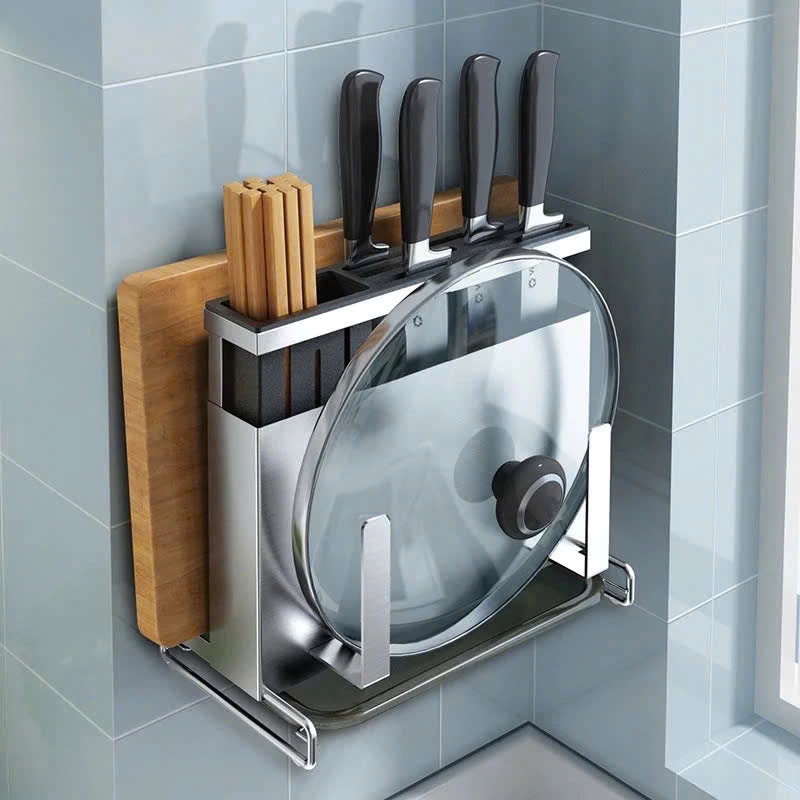 Kệ inox để dao thớt đũa Inox SUS304 -dày 3mm | Shopee Việt Nam