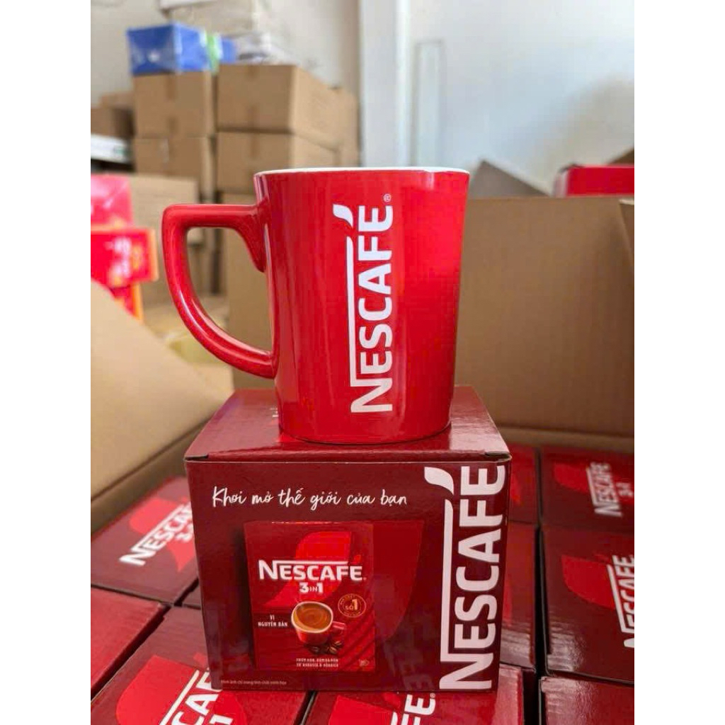 COMBO 2 LY SỨ NESCAFE /250ml/ ly rất đẹp ạ | Shopee Việt Nam