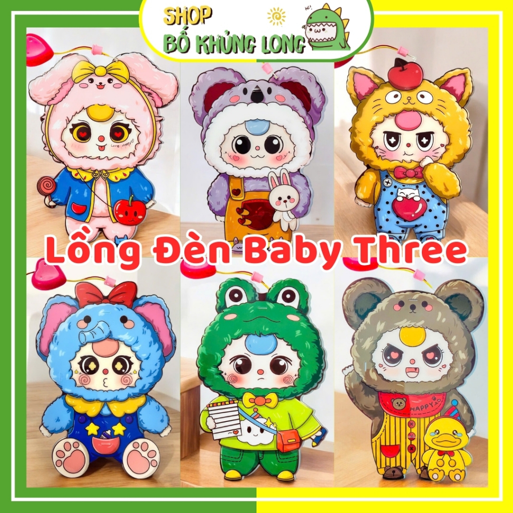 Lồng Đèn Trung Thu 3D 2025 Có Nhạc Và Đèn Nhiều Mẫu Capybara Labu Baby ...