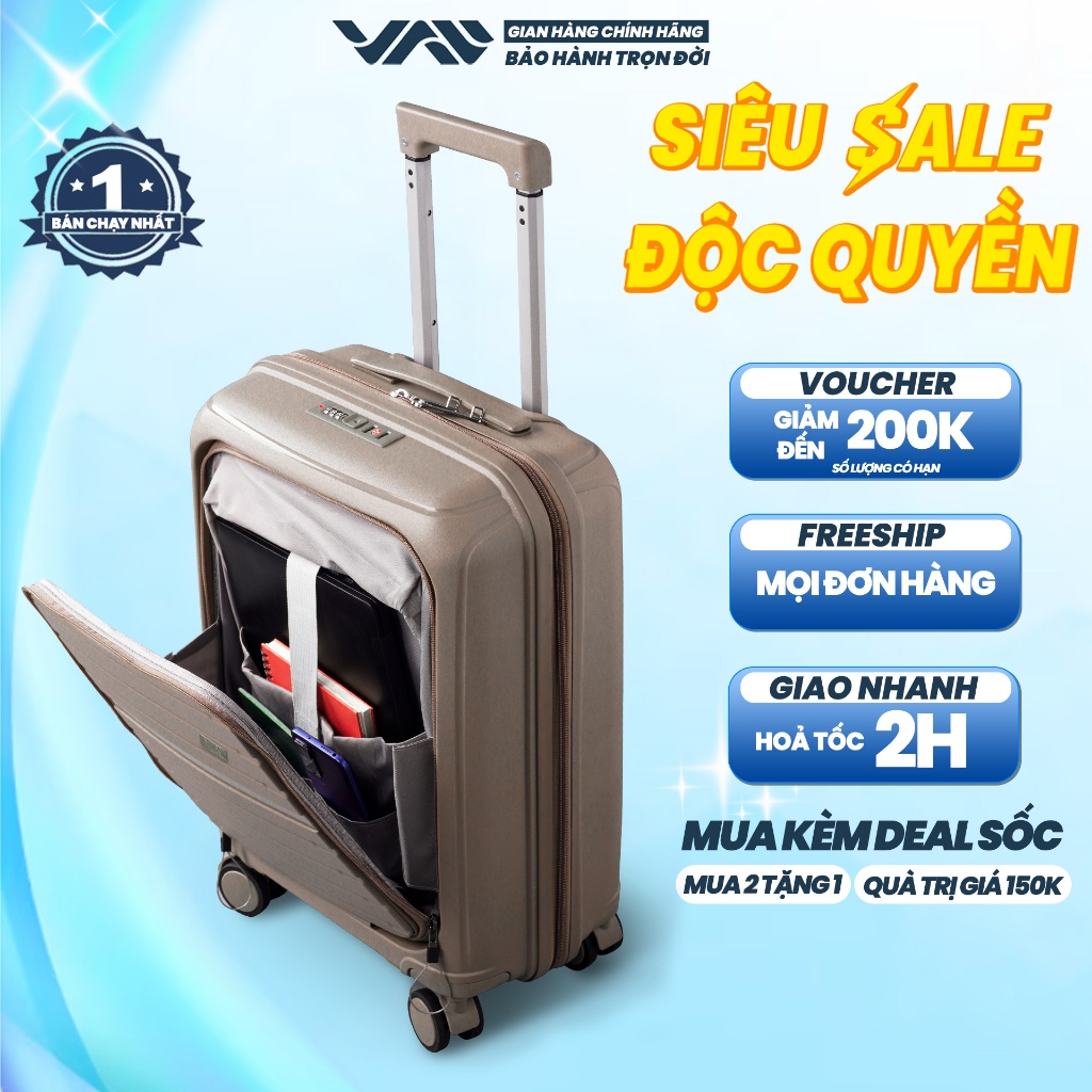 Vali Xách Tay Size 20in VALINY VNY07 Sang Trọng, Chính Hãng, Bánh Xe ...