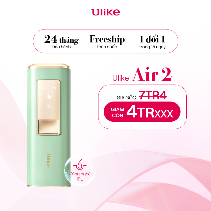 Máy triệt lông Ulike Air 2 công nghệ làm mát Ice Cooling IPL Sapphire ...