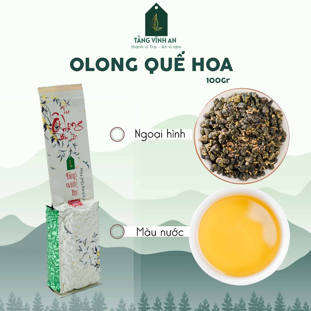 Trà Ô long (Trà Olong) Quế Hoa đặc biệt ( Túi 100gr) - Trà Ô long Tằng ...