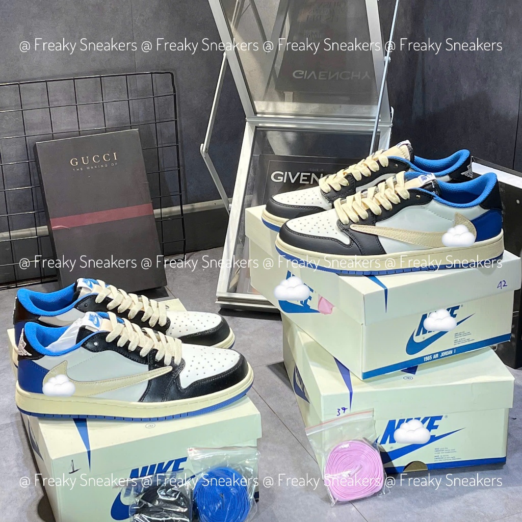 [ TẶNG HỘP BẢO VỆ ] Giày thể thao JD Travis Scott Fragment DM7866 140 ...