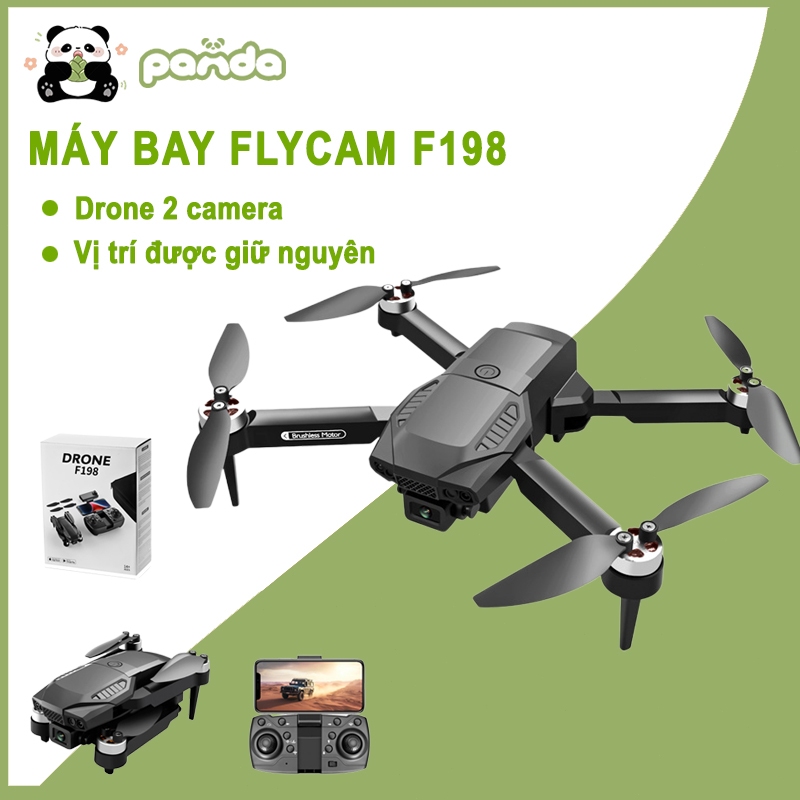 FLYCAM F198,ĐỘNG CƠ KHÔNG CHỔI THAN+2 CAMERA+ĐỊNH VỊ QUANG HỌC+ĐIỀU ...