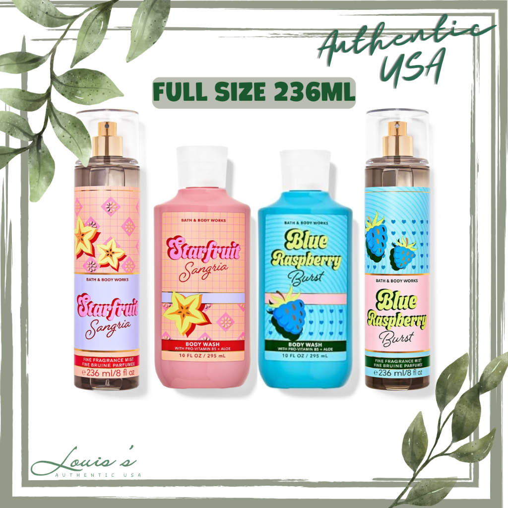 [ FULL ] Body mist STARFRUIT SANGRIA BLUE RASPBERRY BURST - Tắm | Xịt ...