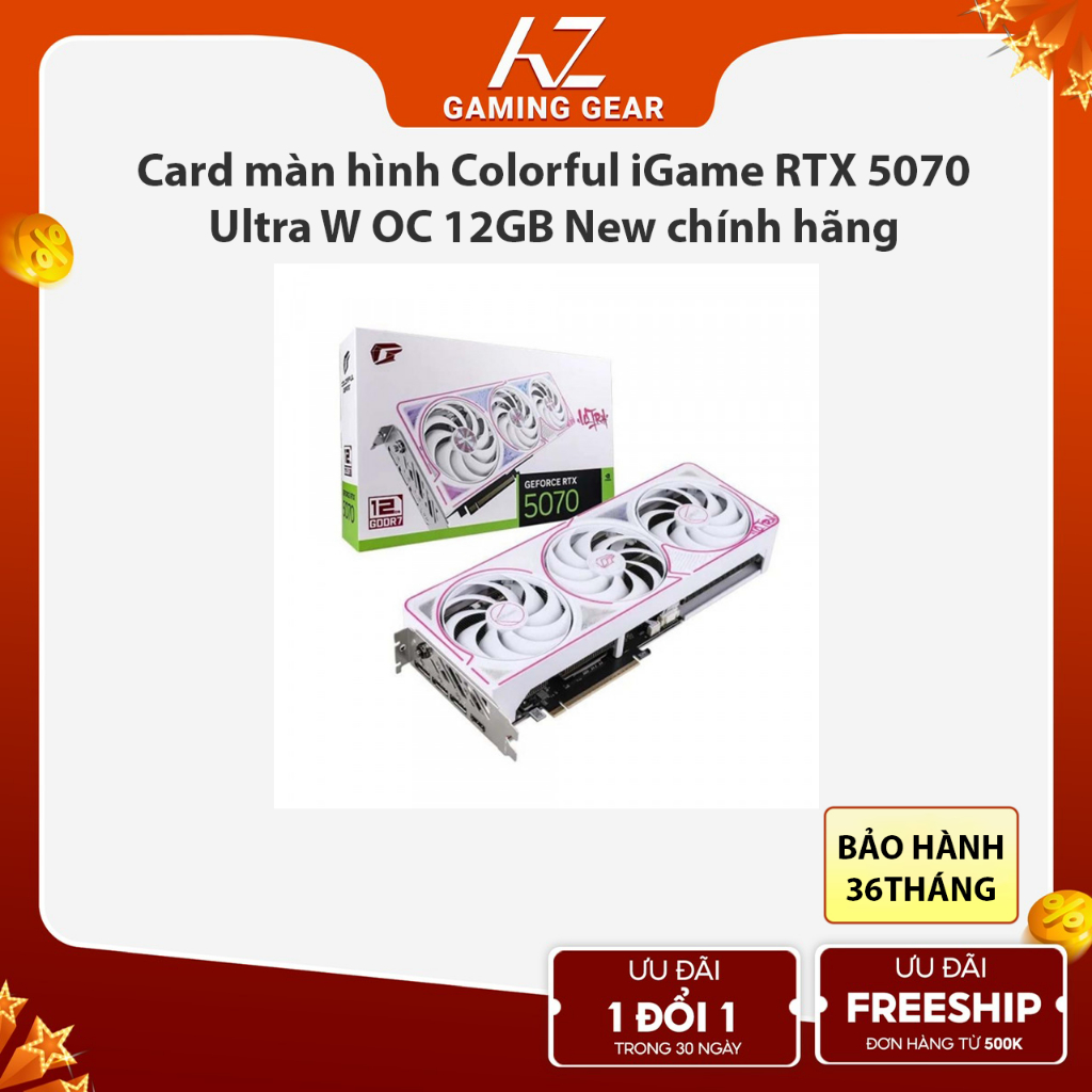 Card màn hình Colorful iGame GeForce RTX 5070 Ultra W OC 12GB New - Bảo ...