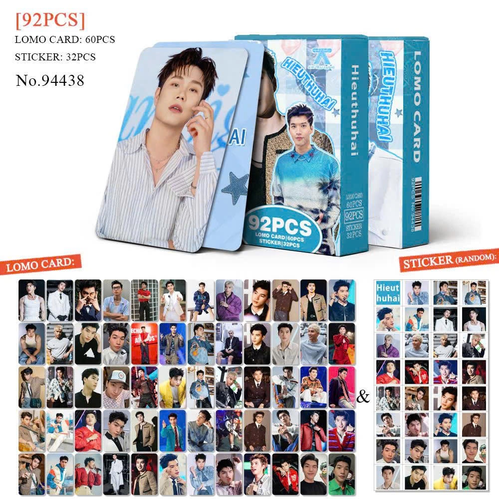 [TẶNG KÈM 32 STICKER] Thẻ bài anh trai say hi 60 thẻ và 32 sticker dán ...