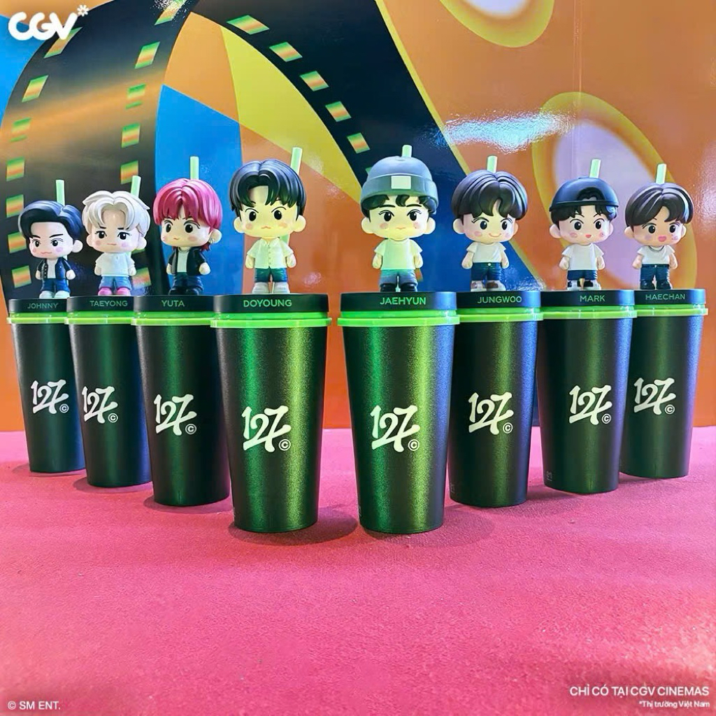 [CGV] Trọn bộ sưu tập 7 Ly nước NCT 127 - Ly nước rạp phim CGV Cinemas ...