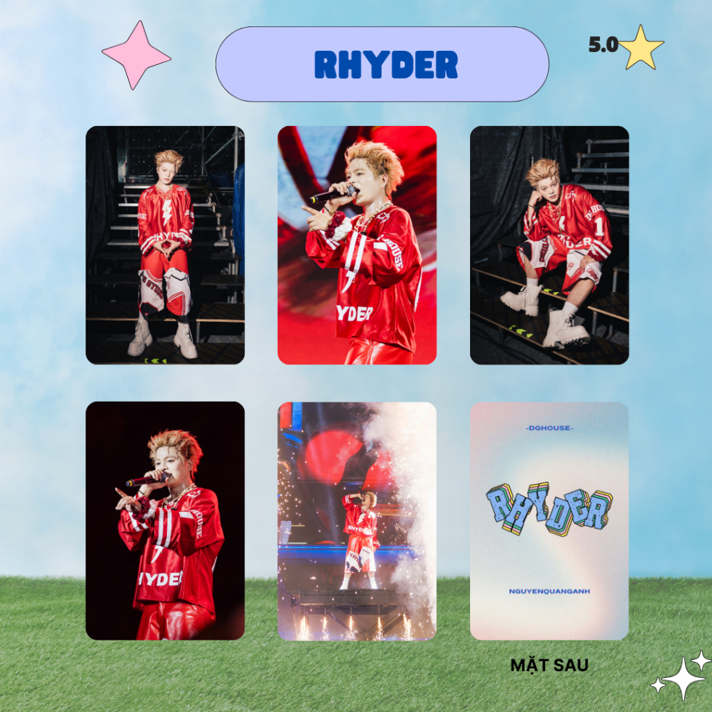 [SẴN] BST Card bo góc RHYDER 22 - Card Bo Góc Unofficial - Cán nhám 2 ...