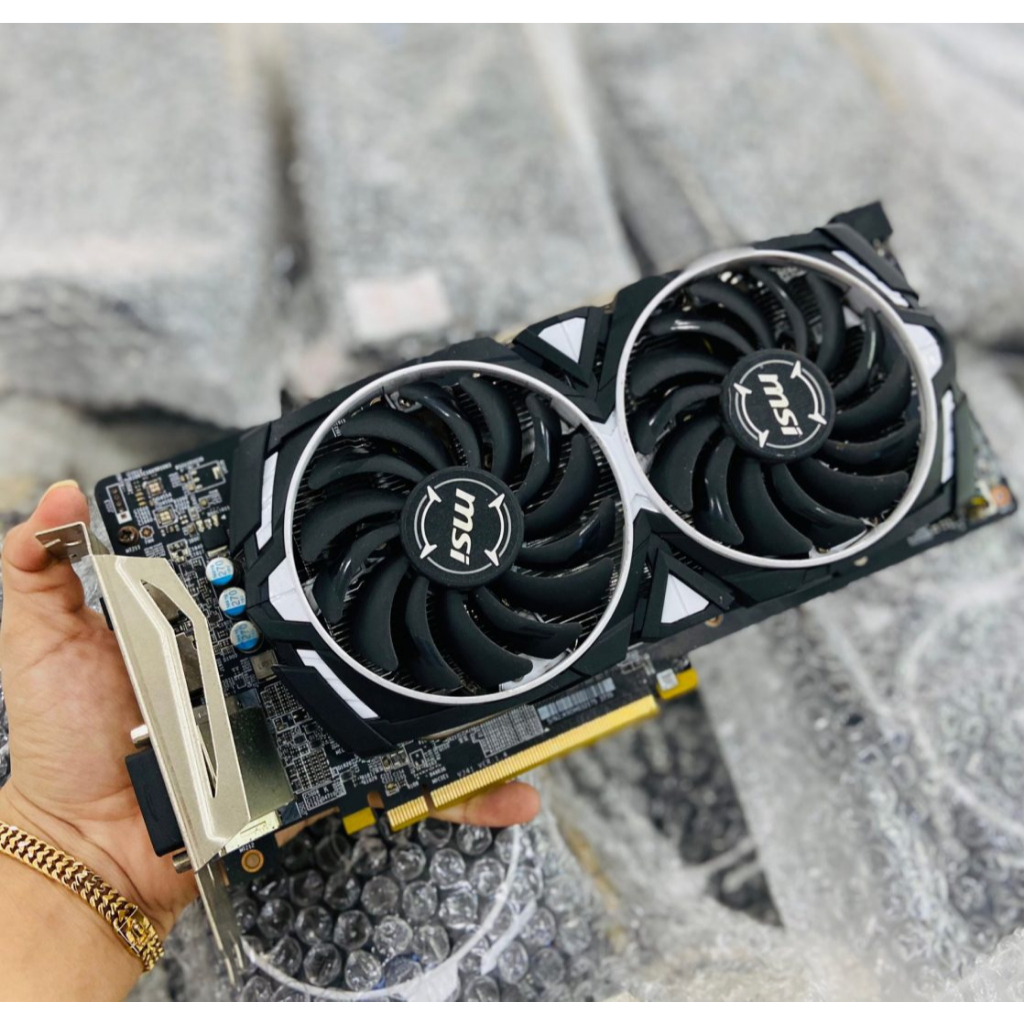 Card đồ họa MSI Radeon RX 580 ARMOR 8gb, card màn hình chơi game, làm ...