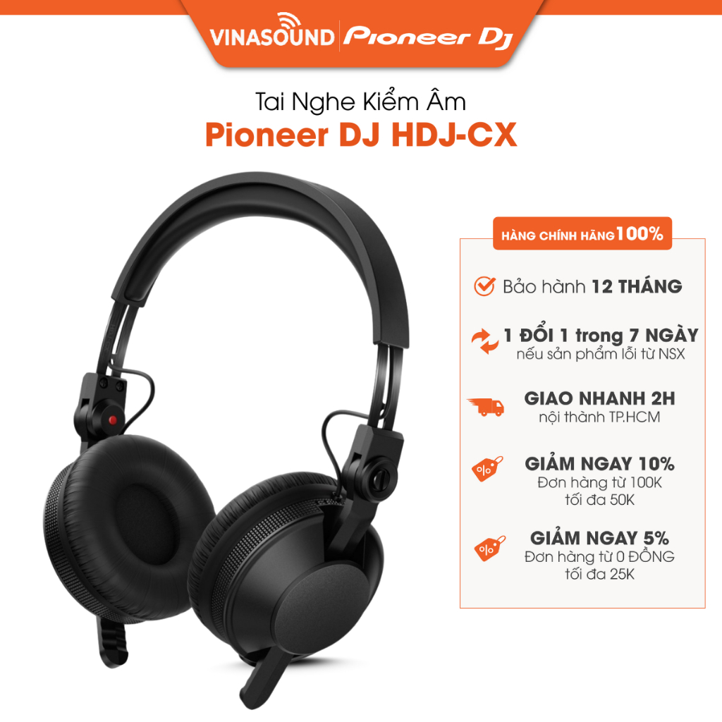 Tai Nghe Pioneer DJ HDJ-CX Chính Hãng | Headphone Nhẹ, Cách Âm Tốt Cho ...
