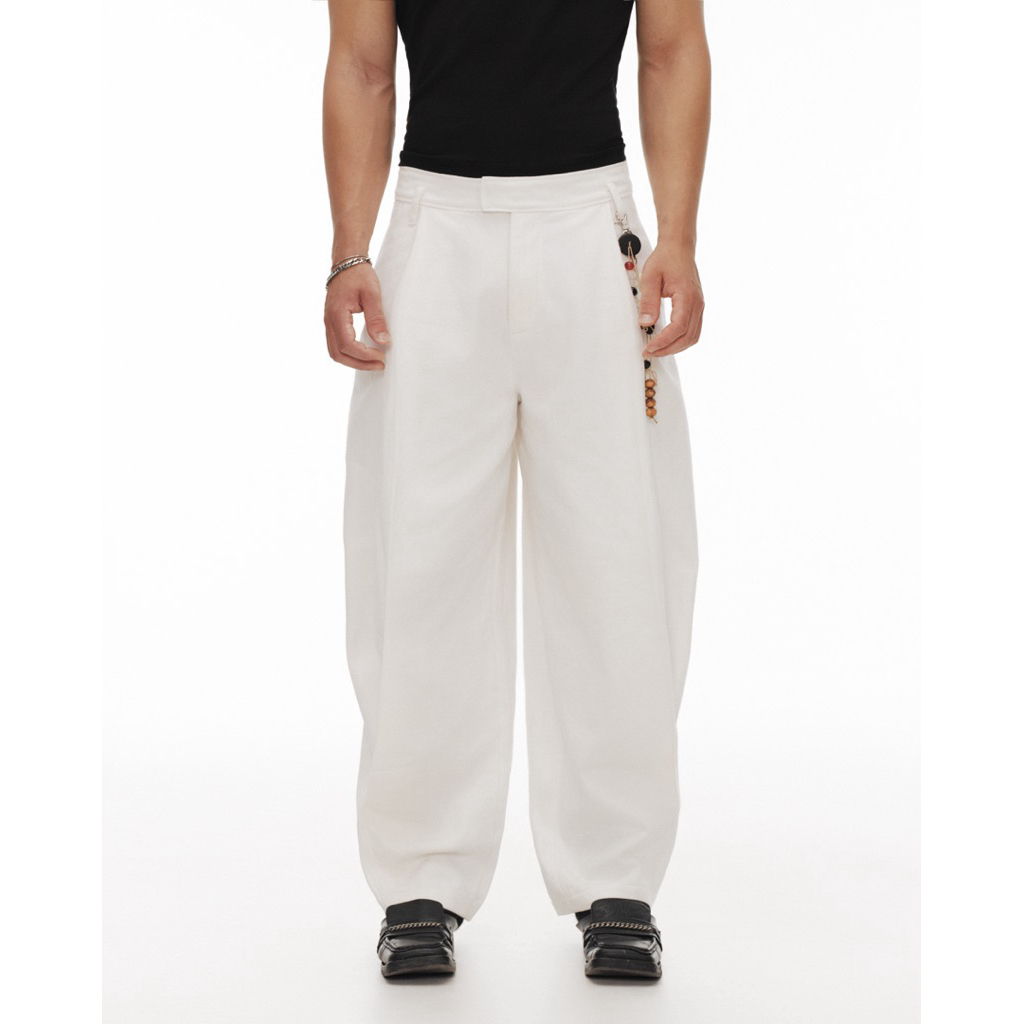 STAND PANT “version jeans” - White | Shopee Việt Nam