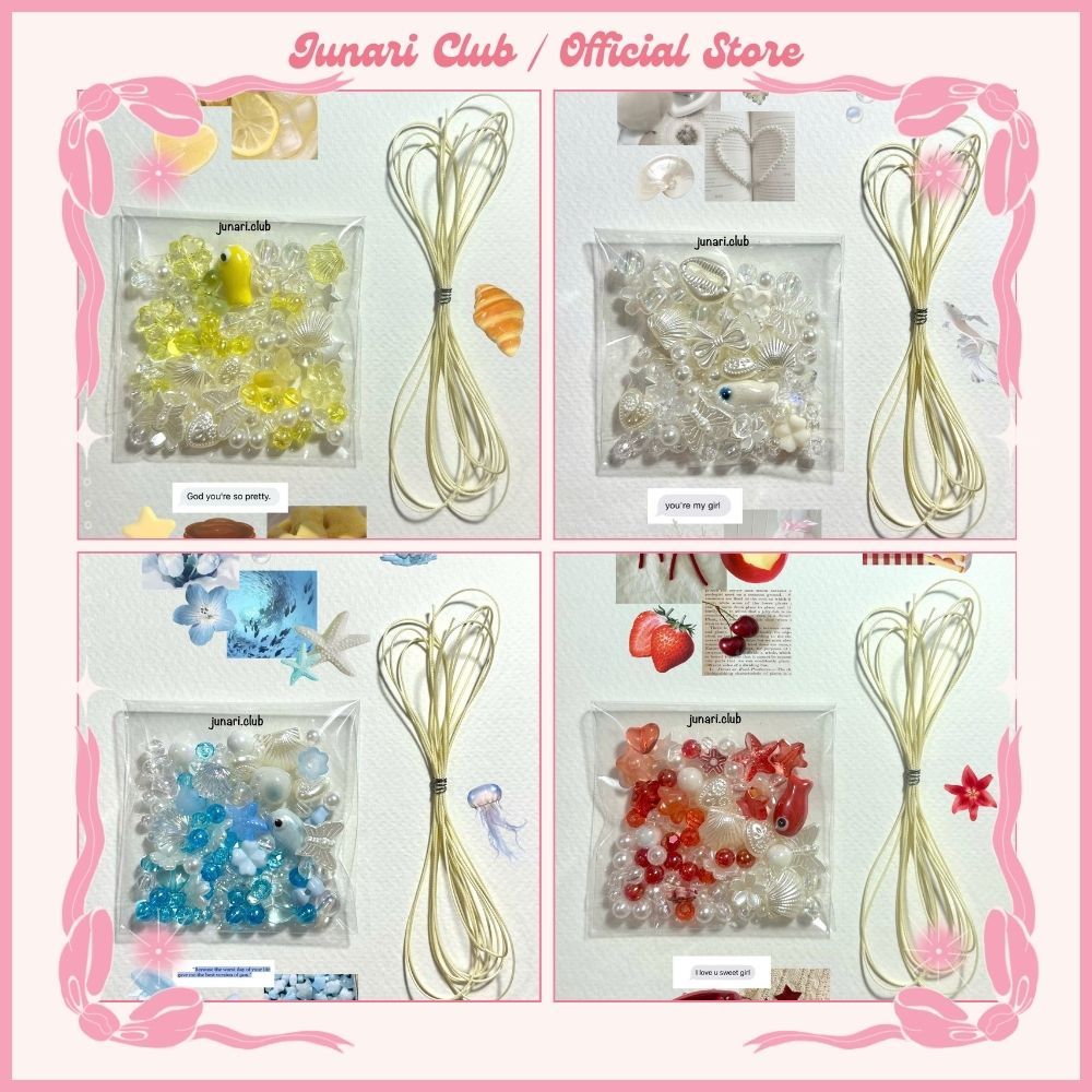 Set làm vòng mini, vòng dây sáp tự mix theo màu tự làm theo sở thích ...