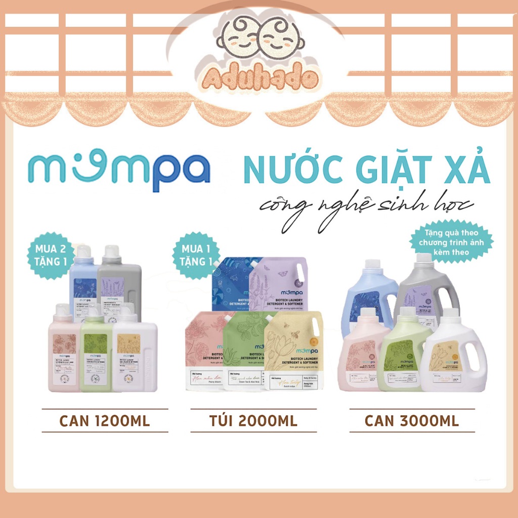 [ MOMPA ] Nước giặt Mompa Organic ứng dụng công nghệ enzyme xanh tiên ...