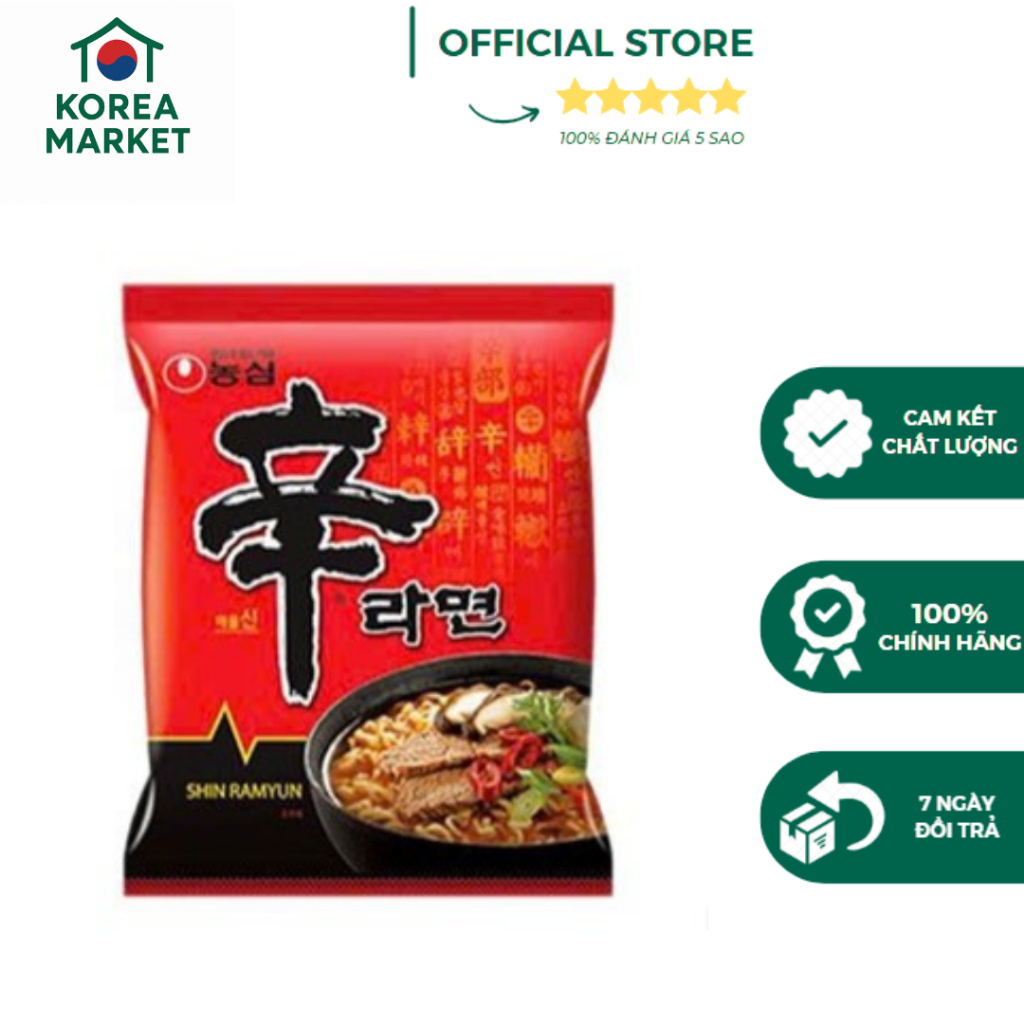 Gói Mì Shin Nongshim Hàn Quốc 120G 농심) 신라면 120G | Shopee Việt Nam