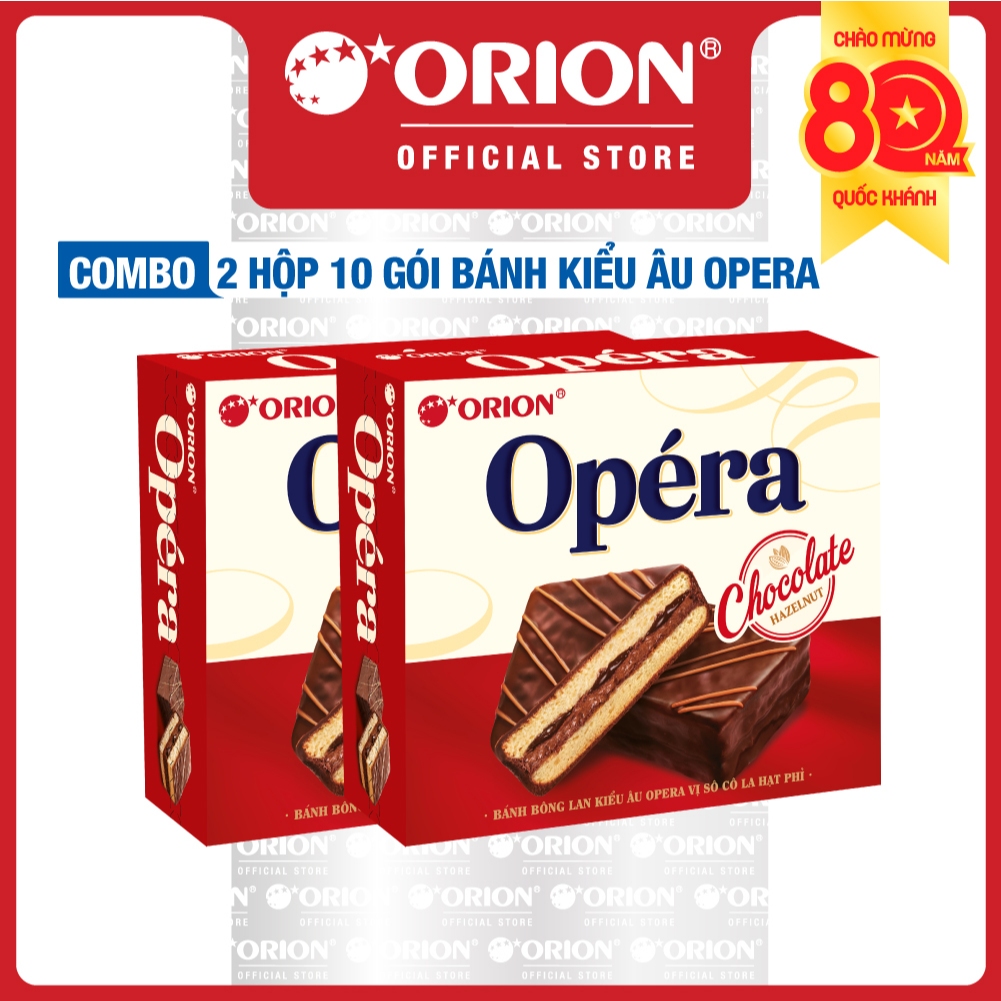 Combo 2 Hộp 10 Gói Bánh kiểu Âu OPERA (280g) | Shopee Việt Nam