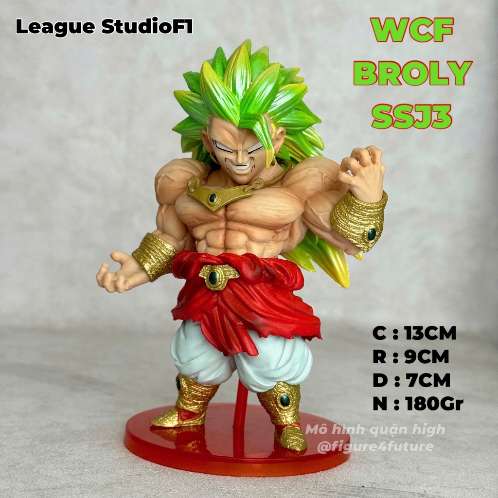 Mô hình Broly super saiyan 3 WCF League studioF1 cao 13cm - Broly ssj3 wcf cao 13cm - Wcf ...