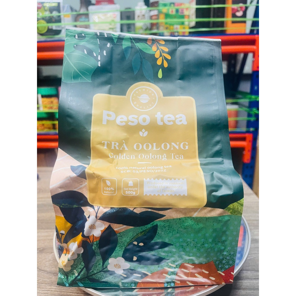 Trà Olong Vàng (Olong Golden Tea) PESO Gói 500g,Trà Thơm Ngon Đậm Vị ...