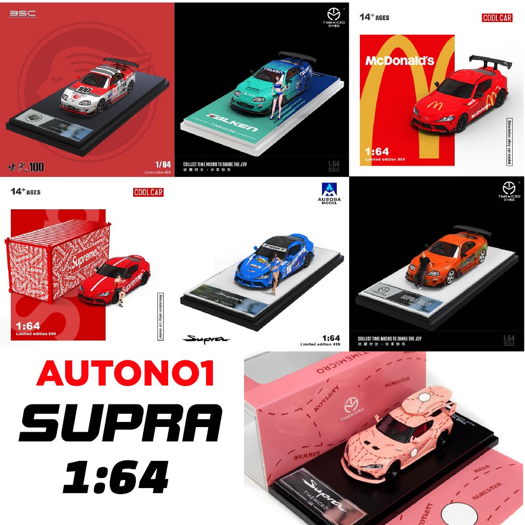 Mô hình xe các mẫu Toyota Supra A80Z A90 Paul Walker bằng kim loại tỉ ...