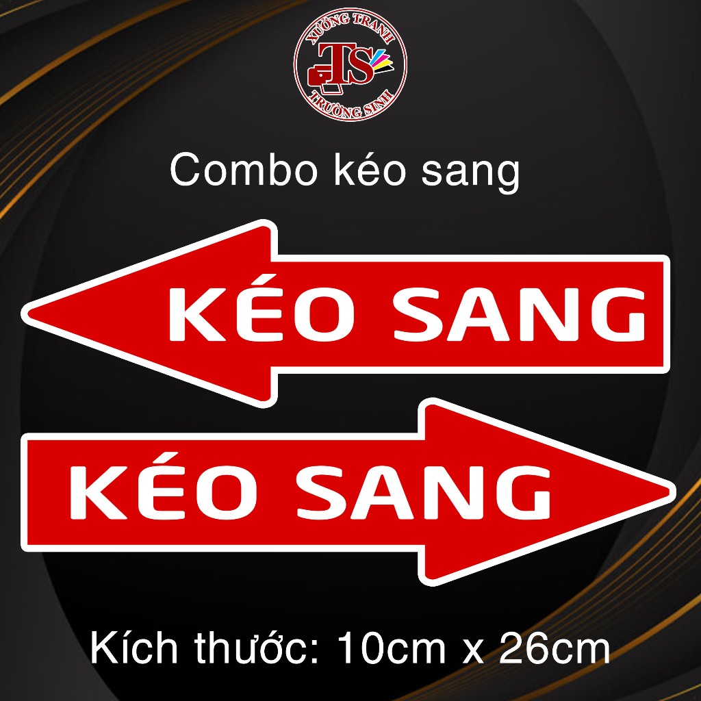 Decal Sticker Dán Cửa Kính – Chữ Kéo Cửa, Mũi Tên, Biển Kéo Cửa, Kéo ...