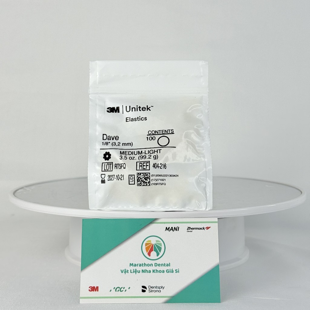 [1 TÚI] Thun kéo niền răng, chun liên hàm 3M Unitek Elastics 3.5; 4.0 ...