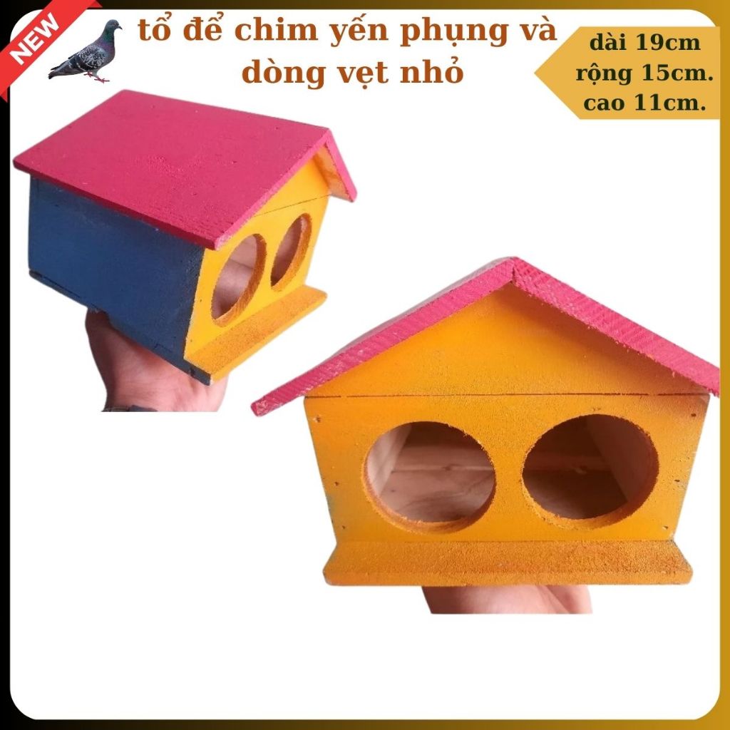 chuồng chim tổ chim yến phụng và dòng vẹt nhỏ, dài 19cm rộng 15cm. cao ...