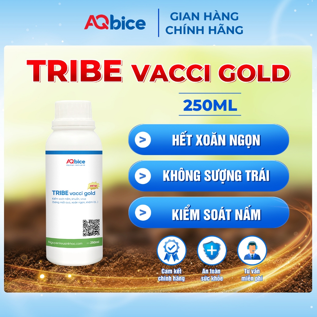Chế phẩm Sinh học kiểm soát xoăn lá xoăn ngon,khảm lá,sượng trái - AQ ...
