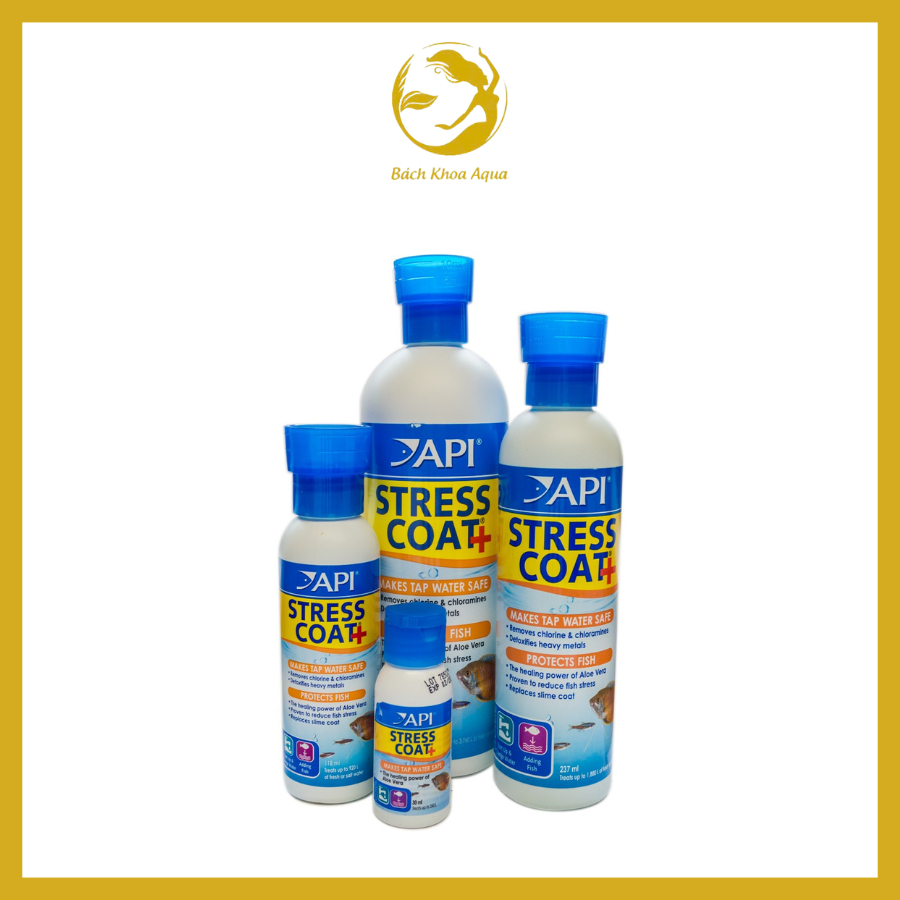 Xử lí nước API STRESS COAT chính hãng 118ml/237ml/473ml và chai chiết ...