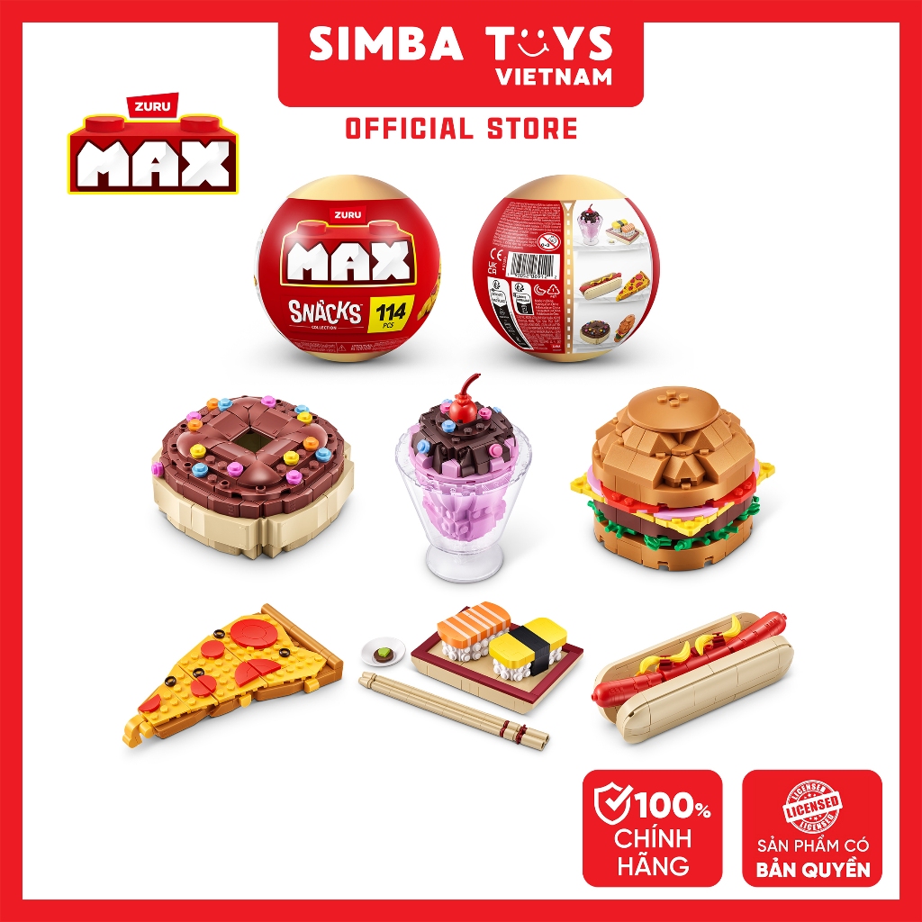Đồ Chơi Sưu Tầm ZURU TOYS MAX Snack 83186 - Simba Toys Vietnam | Shopee ...