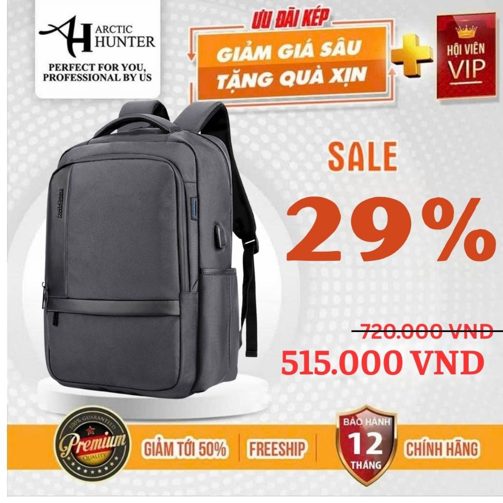 Balo du lịch SIMPLo B00120 cổng kết nối USB, đựng lap 15.6 inch, chất ...