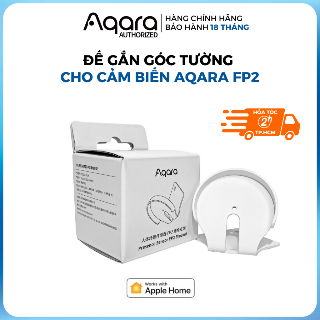 Đế gắn góc tường cho cảm biến Aqara FP2 Angle Mount – Aqara FP2 Presence Sensor Angle Mount ...