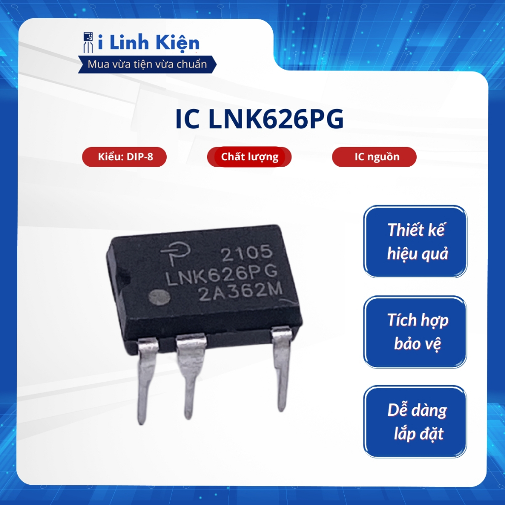 LNK626PG LNK626 IC nguồn chính hãng chất lượng tốt. | Shopee Việt Nam