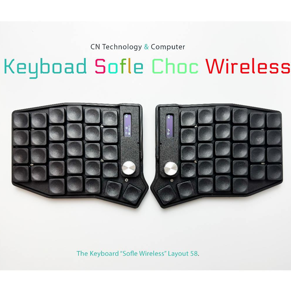 Bàn Phím Kit Sofle PandaKB Split Wireless Bluetooh Hỗ Trợ Switch Choc ...