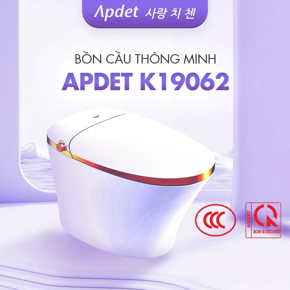 Bồn cầu thông minh Hàn Quốc APDET K19062 (Cao Cấp) - FREE SHIP - Thiết ...