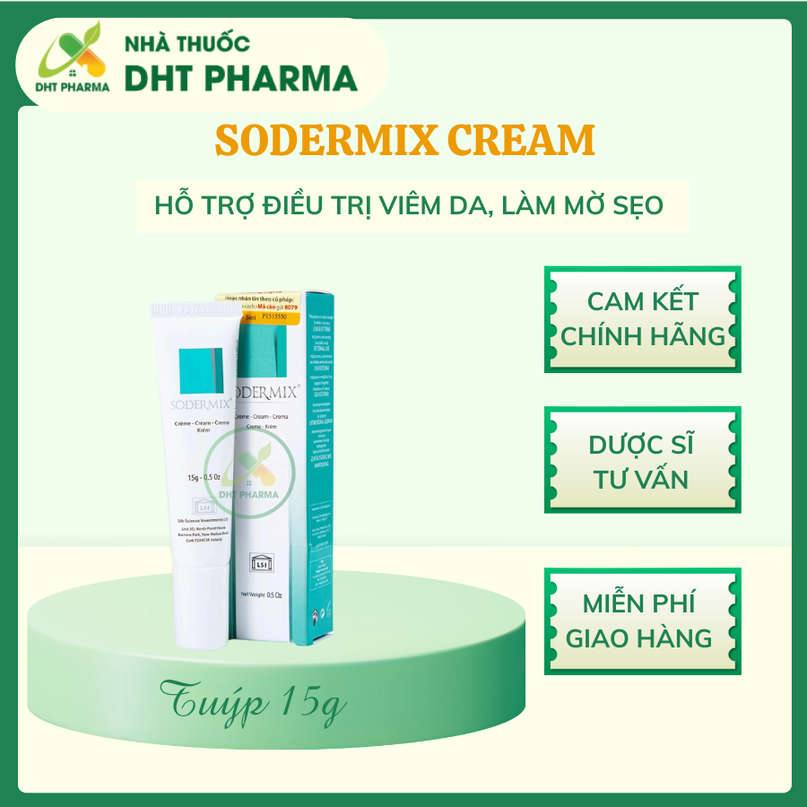 Kem bôi da Sodermix cream (Hộp Tube 15g) | Shopee Việt Nam